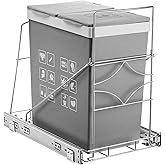 Pull Out Garbage Bin Kitchen,Roll Out Trash Can Under Cabinet,Under ...