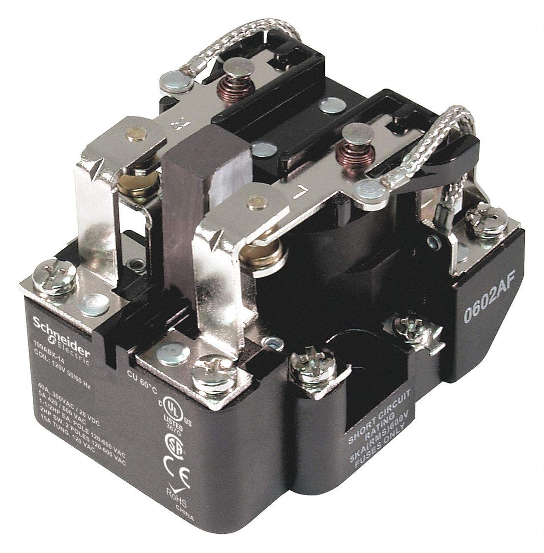 199BX-13 - Power Relay, DPDT, 24 VDC, 40 A, Magnecraft 199 Series ...