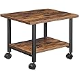 Amazon.com: HOOBRO Printer Stand, 2-Tier Industrial Under Desk Printer ...
