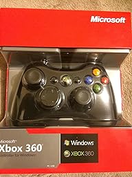 Official Xbox 360 Common Controller for Windows - Black (PC): Amazon.co ...