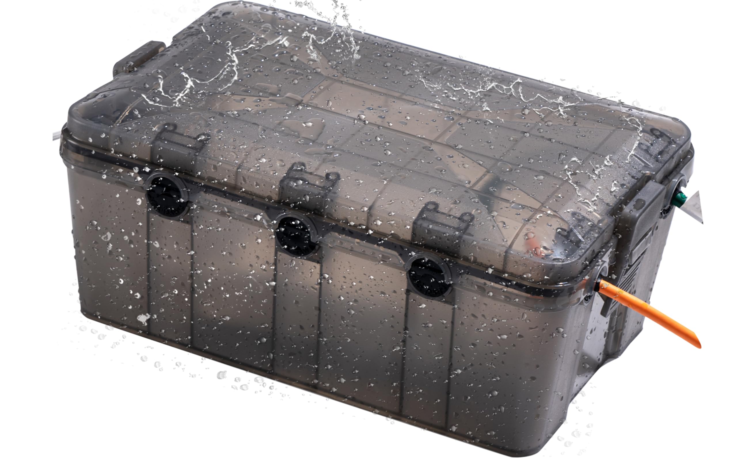 addlon Large Outdoor Electrical Box Waterproof, Translucent Black IP54 Waterproof Box(12.6 X 8.3 ...