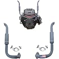 Amazon.com: ARSPORT Two Exhaust pipes mufflers For Predator 670cc V ...