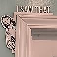 Amazon.com: I Saw That Jesus Door Frame Sign - I Saw Jesus Door Sit ...