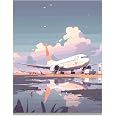 Amazon.com: Inspirational Wall Art Co. - Airplane | Airplane Poster ...