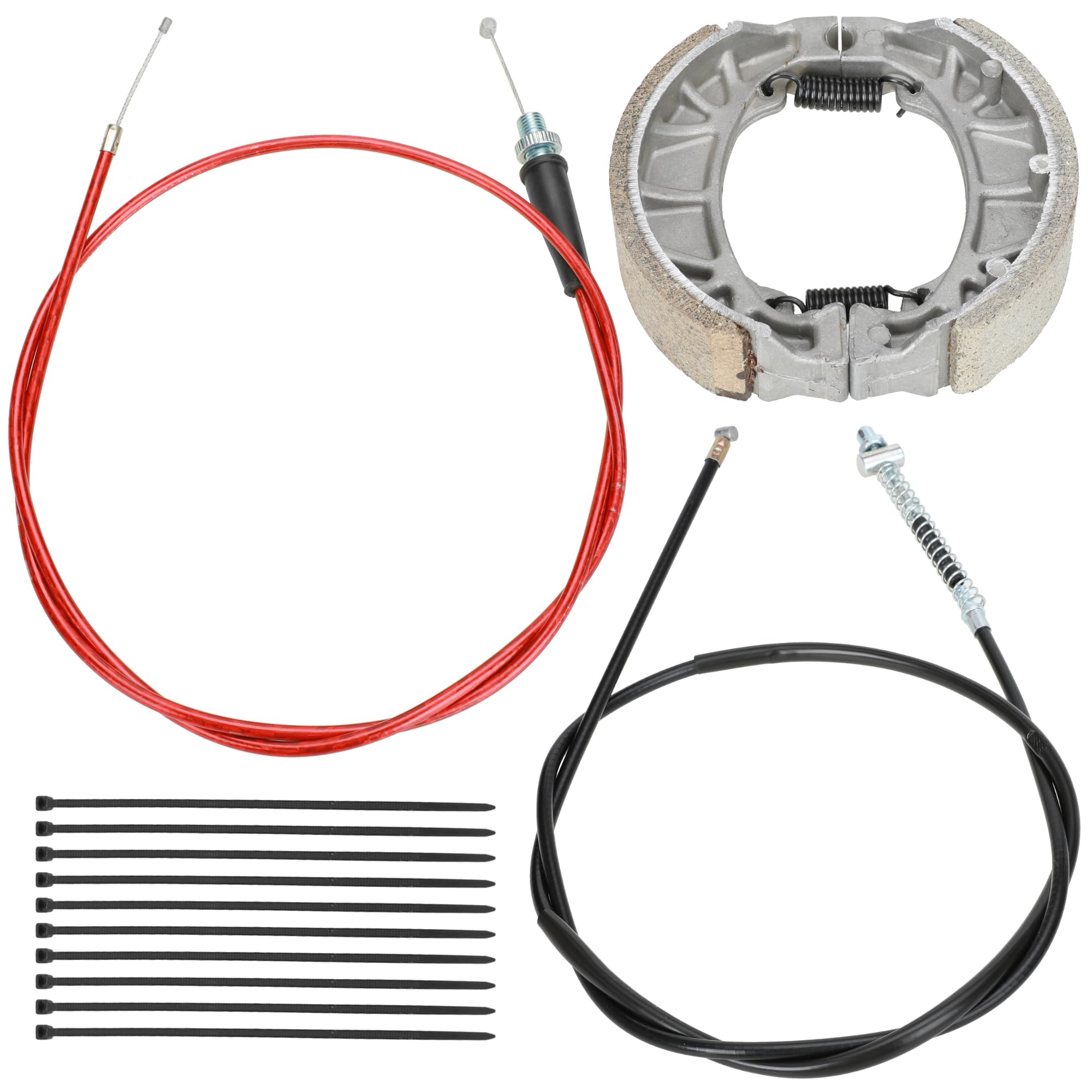 Mua Mini Bike Brake Cable Line CG125 105mm Drum Brake Shoes 50 inch ...