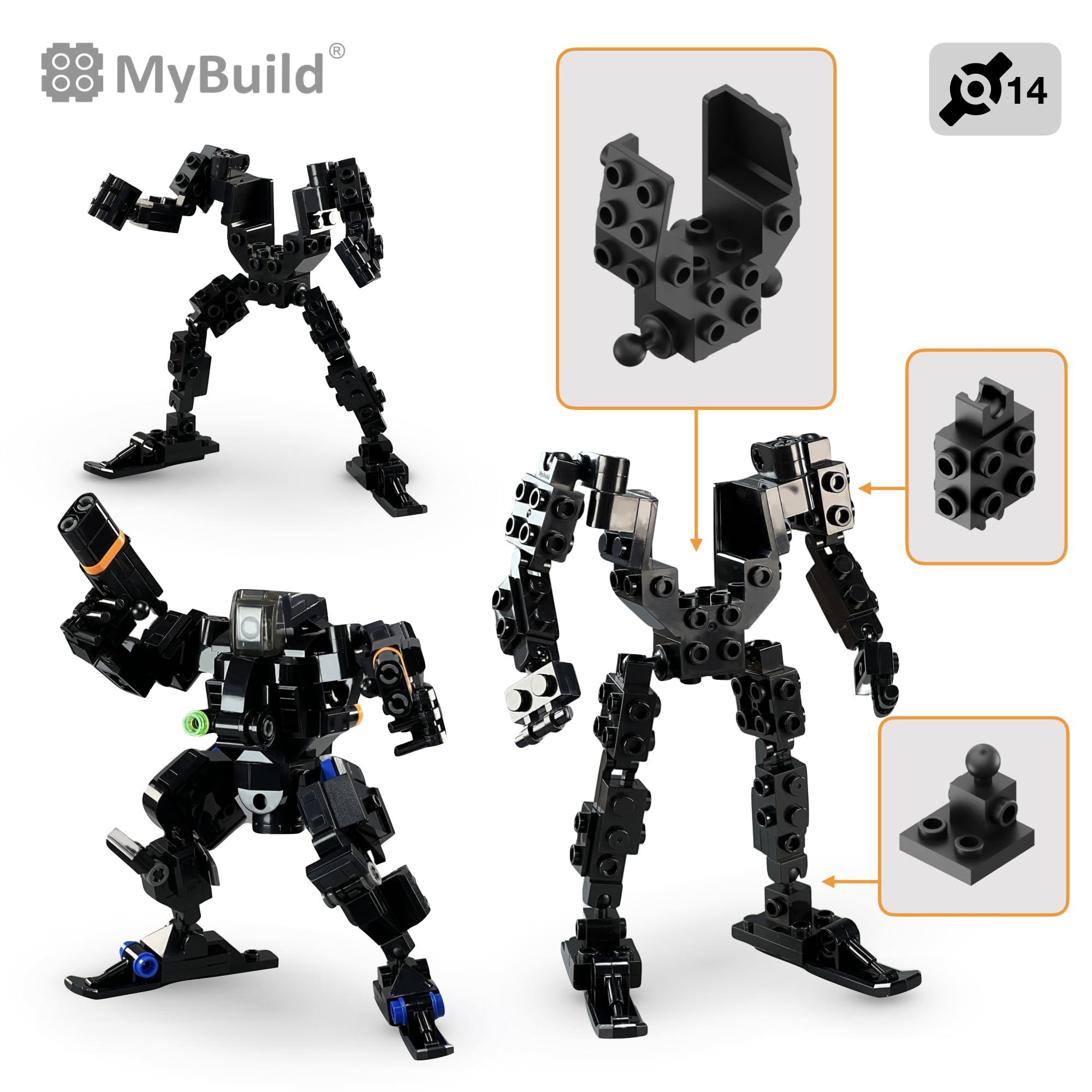 Mua MyBuild Mecha Frame Raider M 6017 - Flying Mech with Wings Military Exploration Armed Forces ...