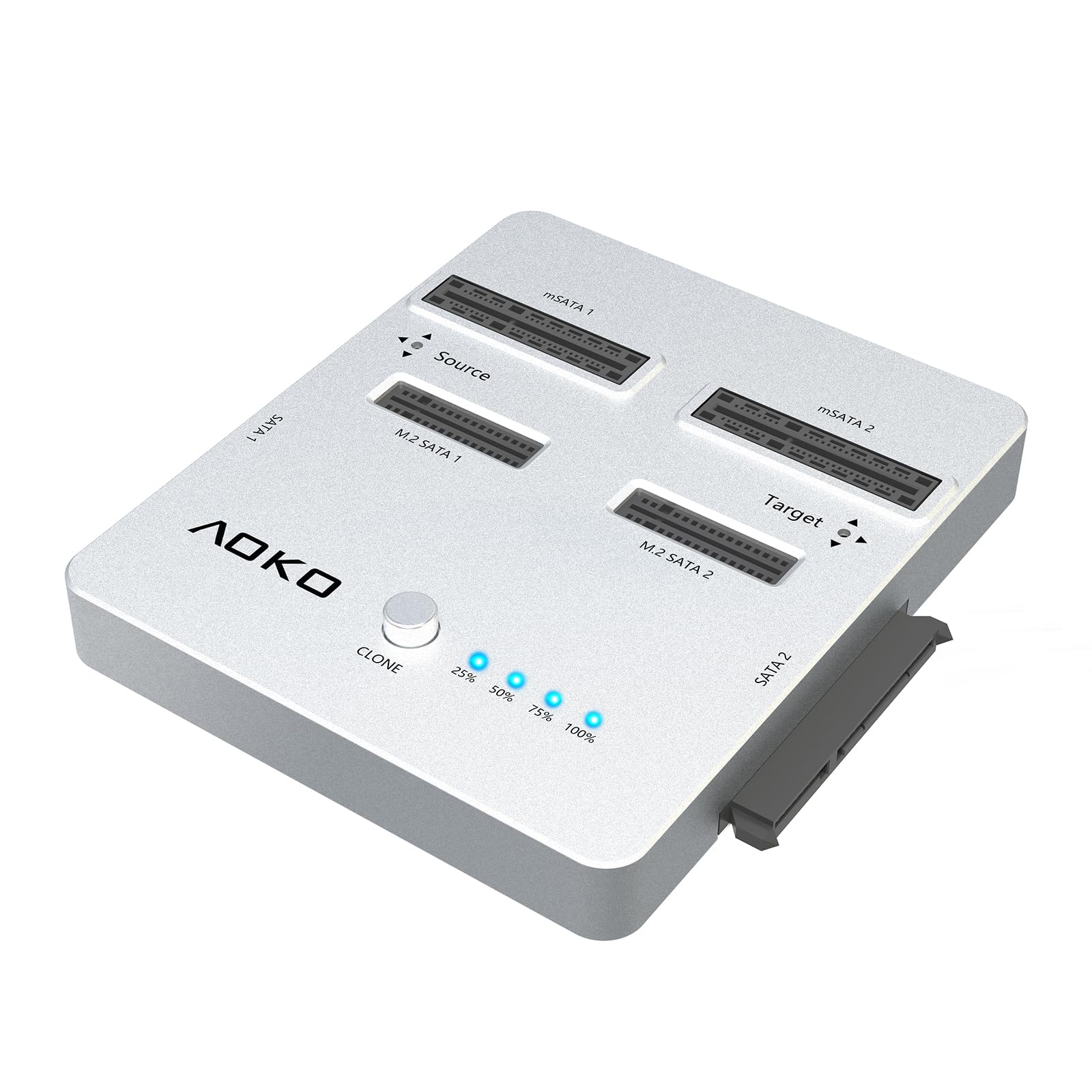 Mua AOKO Dual-Bay Hard Drive Docking Station for SATA 2.5’’/3.5’’ SSD ...