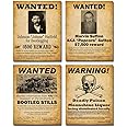 Amazon.com: Bootleggers Wanted Posters Art Prints - Set of Four Antique ...