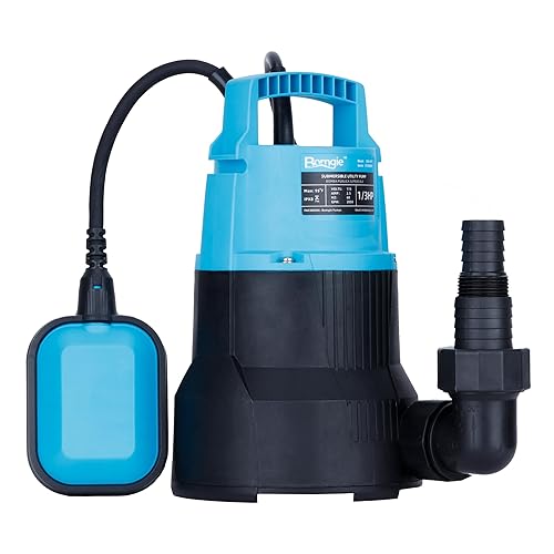 1/2HP Sump Pump Submersible 1080GPH Submersible Water Pump with Float ...