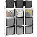 Amazon.com: PROSLAT Bin Warehouse Rack - 12 Totes : Home & Kitchen