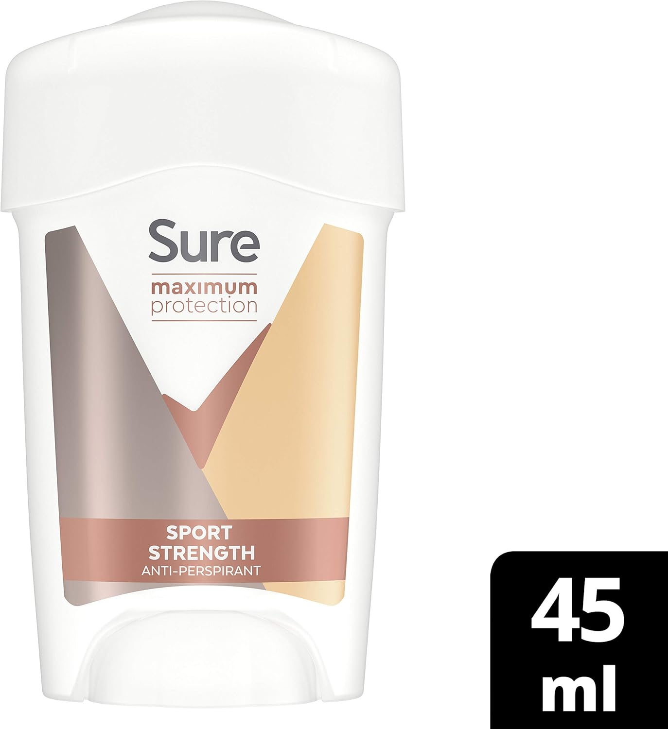 Sure Maximum Protection Sport Strength Anti-perspirant Cream Stick 45 ...