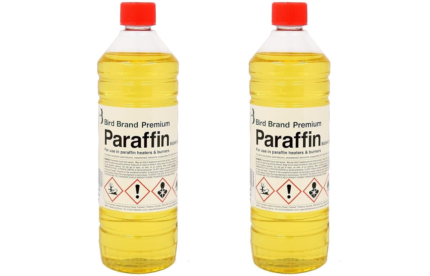2 X Bird Brand Premium Paraffin Fuel for Heaters Lamps and Torches - 1 ...