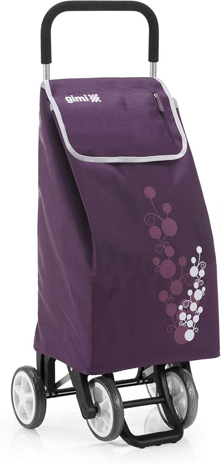 Gimi Twin Shopping trolley - Plum: Amazon.co.uk: Kitchen & Home
