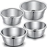 Amazon.com: FNT 304 Stainless Steel Colander, 1.5 Quart Strainers and ...