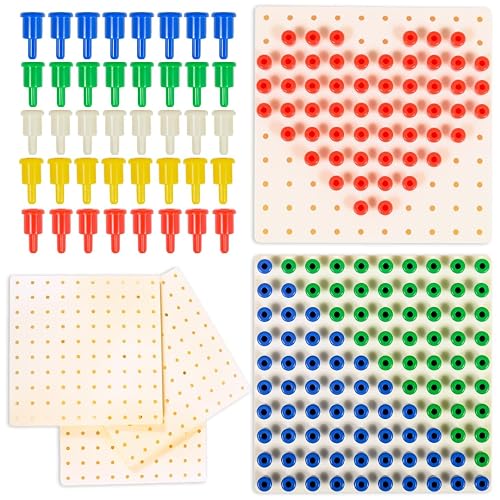 edxeducation Pegs and Peg Board Set | 1,000 Pegs and 5 Boards ...