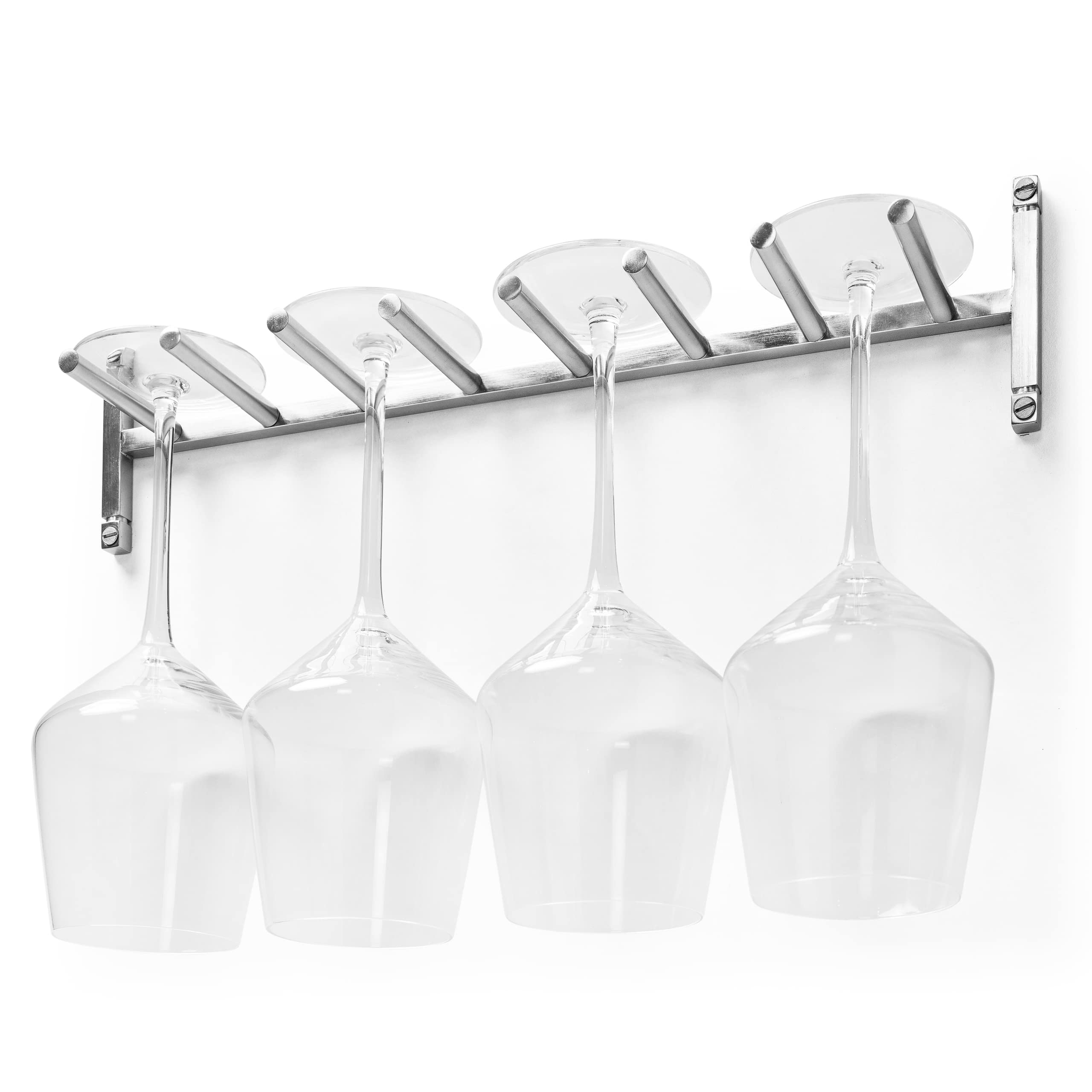WANDA LIVING Wine Glass Rack, Wall Mounted Wine Glass Rack, Under ...