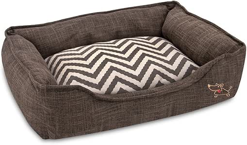 Amazon.com : Best Pet Supplies - Breathable Linen Pet Bed for Summer ...