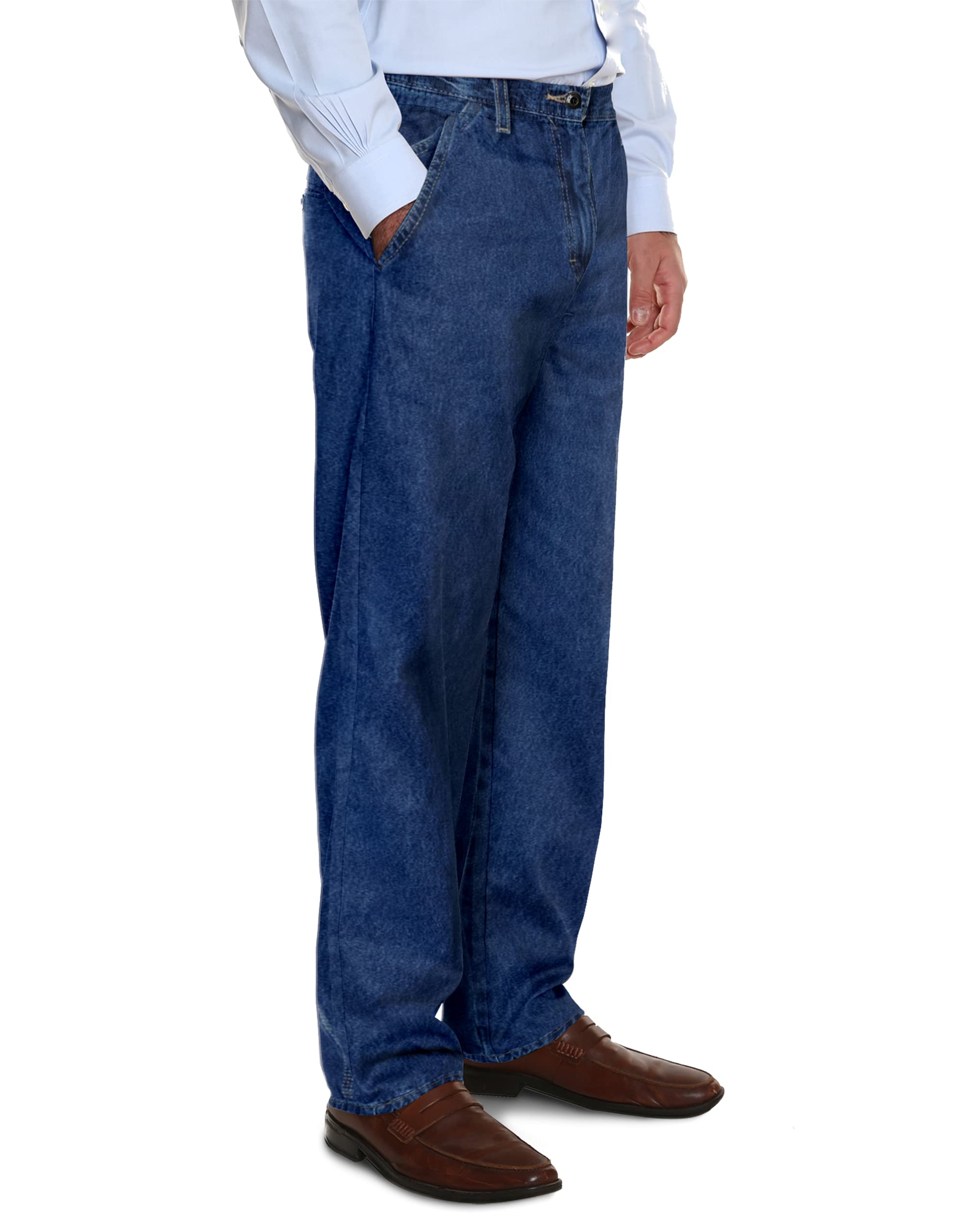 Pembrook Mens Elastic Waist Pants for Seniors - Adaptive Mens Pants for ...