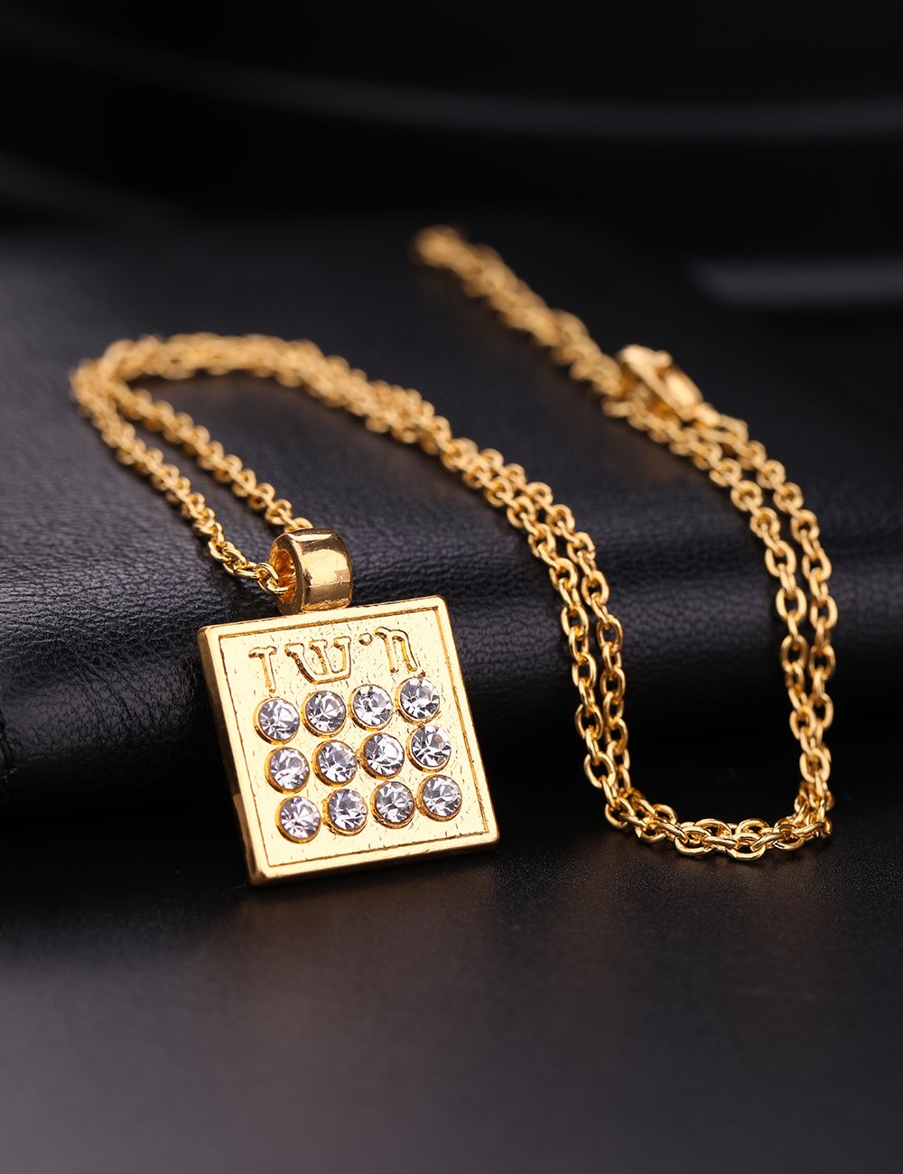 TEAMER Jewish 12 Tribes Of Israel Ephod Breastplate Pendant Necklace ...