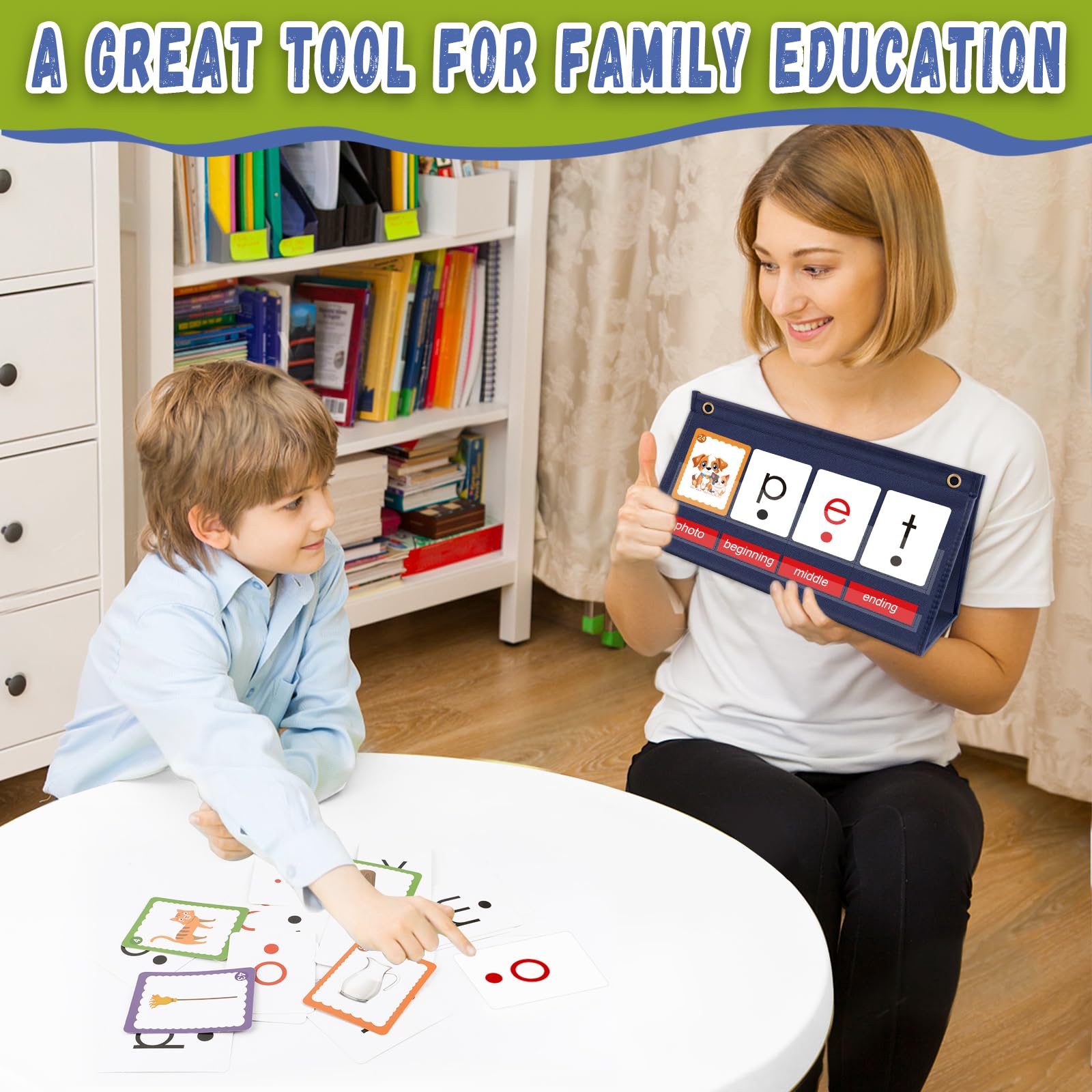 Mua CVC Word Games Building Pocket Chart, Phonics Games Phonics Flash ...