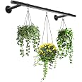 Amazon.com: Uoveya Hanging Planters Rod – Plant Hanger Indoor for ...