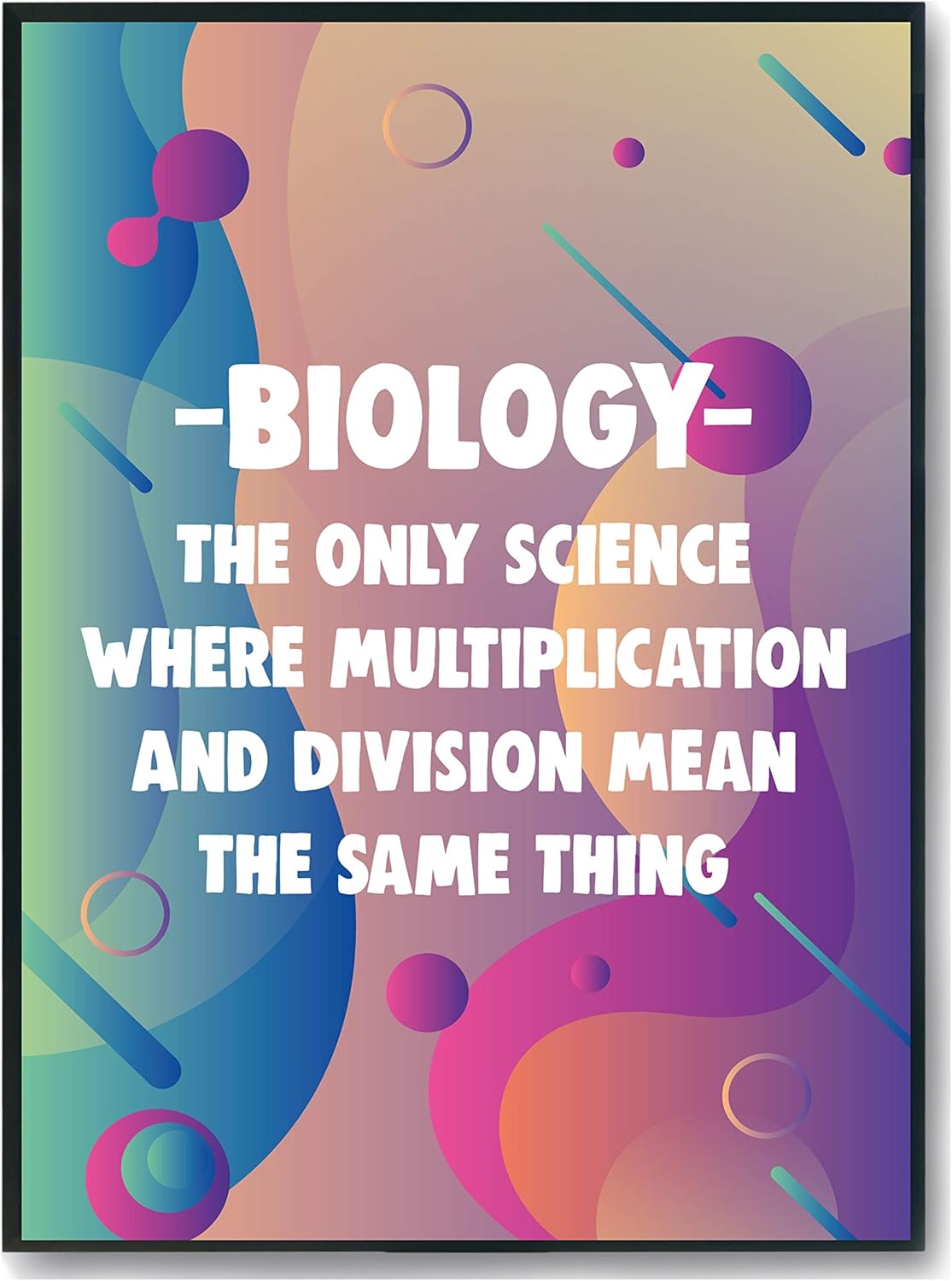 Hippowarehouse Biology - The Only Science Where Multiplication And ...