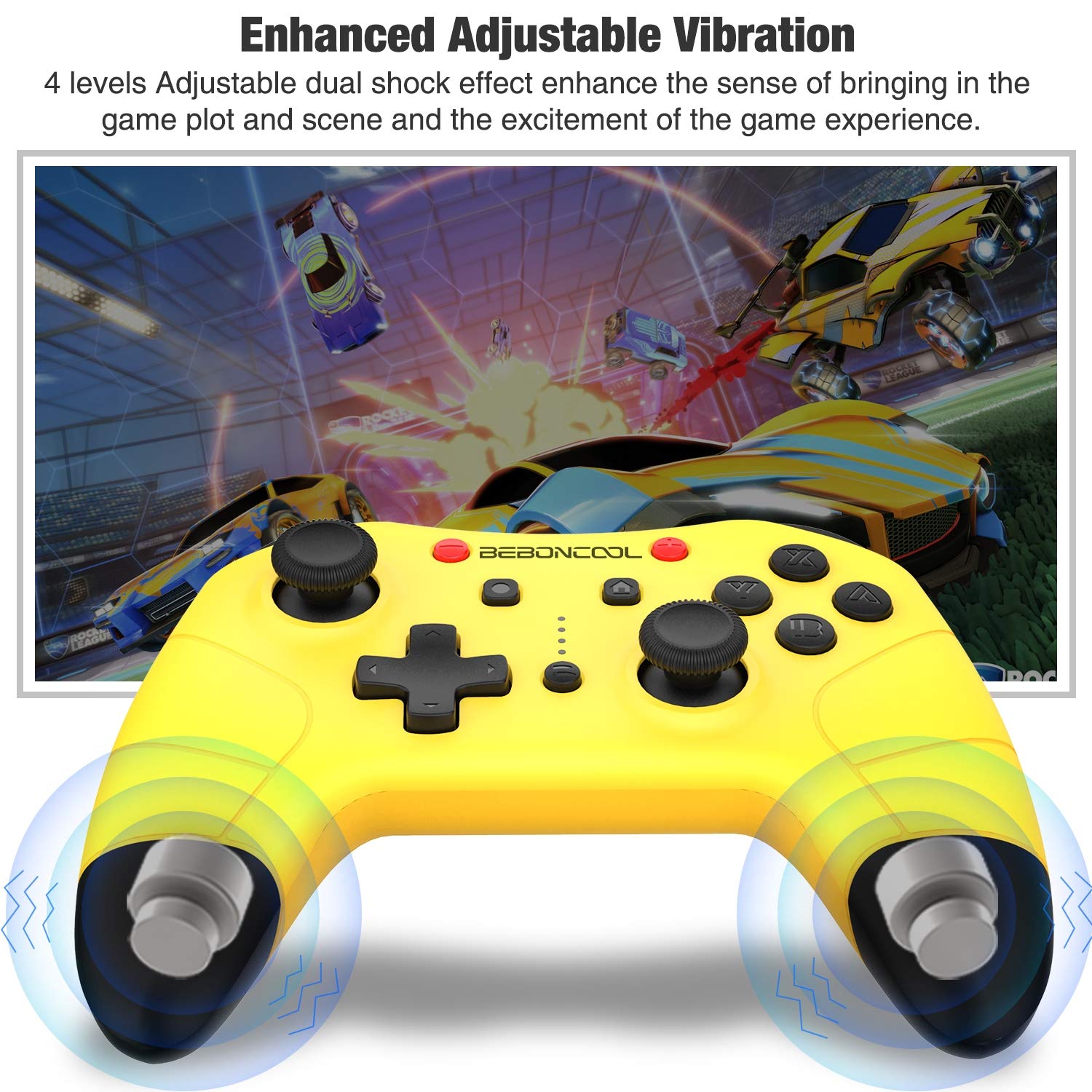 BEBONCOOL Wireless Switch Pro Controller for Nintendo Switch/Switch ...