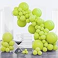 Amazon.com: PartyWoo Lime Green Balloons 100 pcs Different Sizes of 18 12 10 5 Inch Light ...