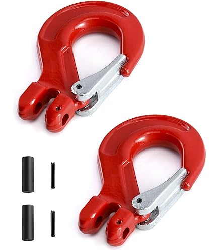 5/16 Clevis Pin Lifting Clevis Sling Hook (Grade 100) With Safety Latch ...