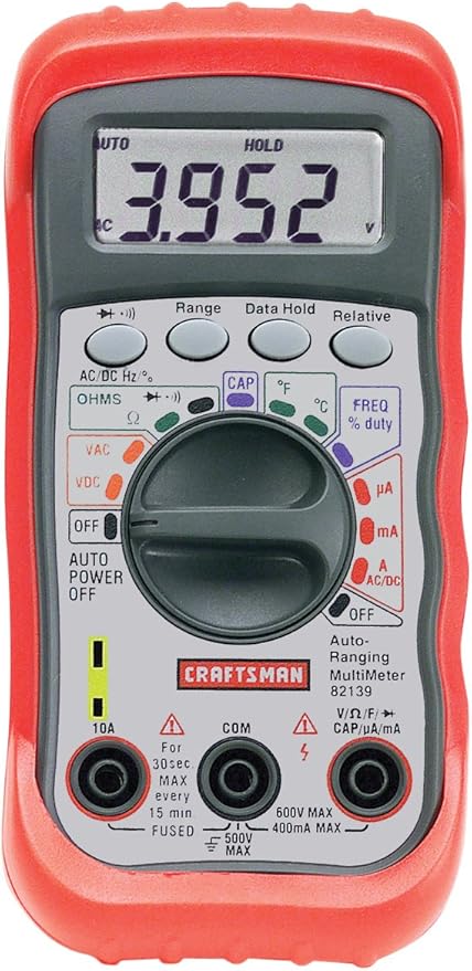 Craftsman 34-82139 Multimeter: Amazon.co.uk: DIY & Tools