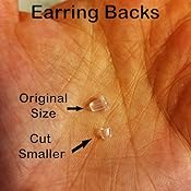 Amazon.com: Earring Posts and Backs, Plastic Lightweight 100 pcs ...