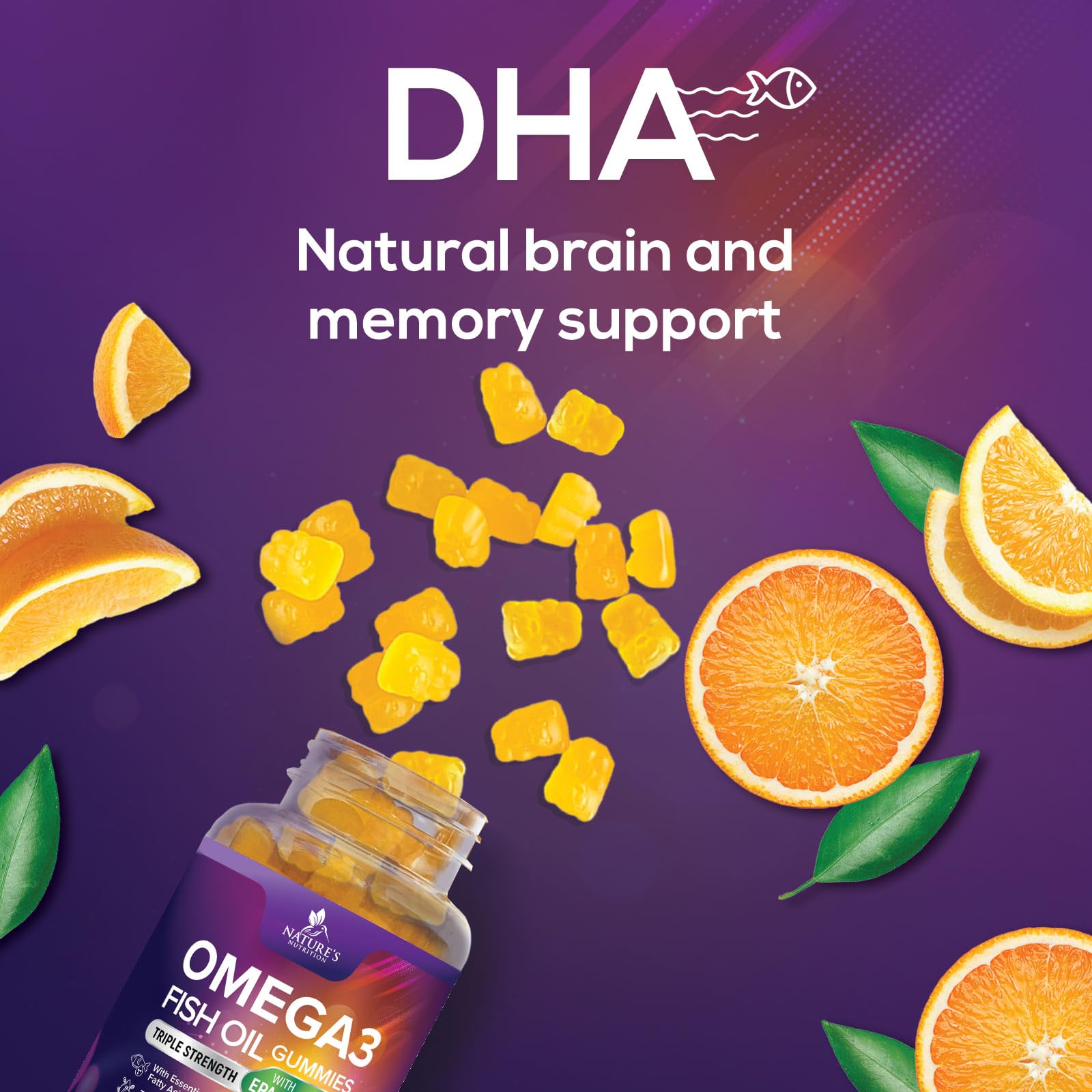 Mua Omega 3 Fish Oil Gummies - Heart Health Support Omega 3 Gummy ...