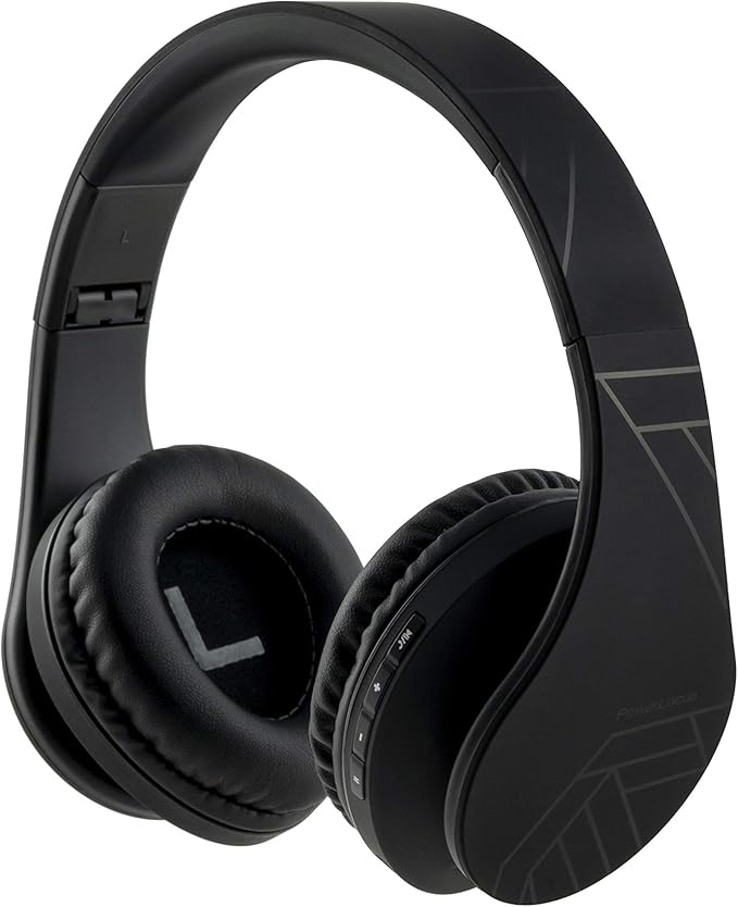 PowerLocus Bluetooth Over-Ear Headphones, Wireless Stereo Foldable ...