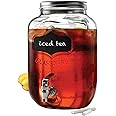 Amazon.com | Circleware 2 Piece Yorkshire Mason Jar Glass Beverage ...