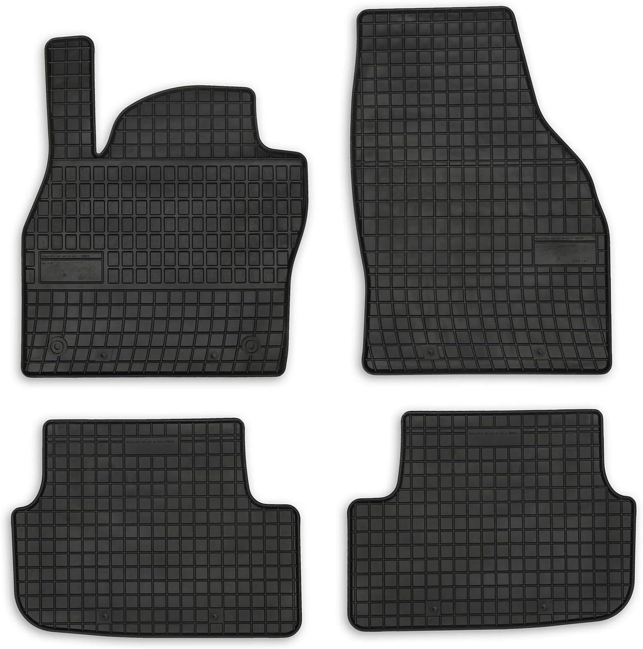 Frogum Gummimatten Auto Fußmatten Gummi Passgenau 4-teiliges Automatten ...