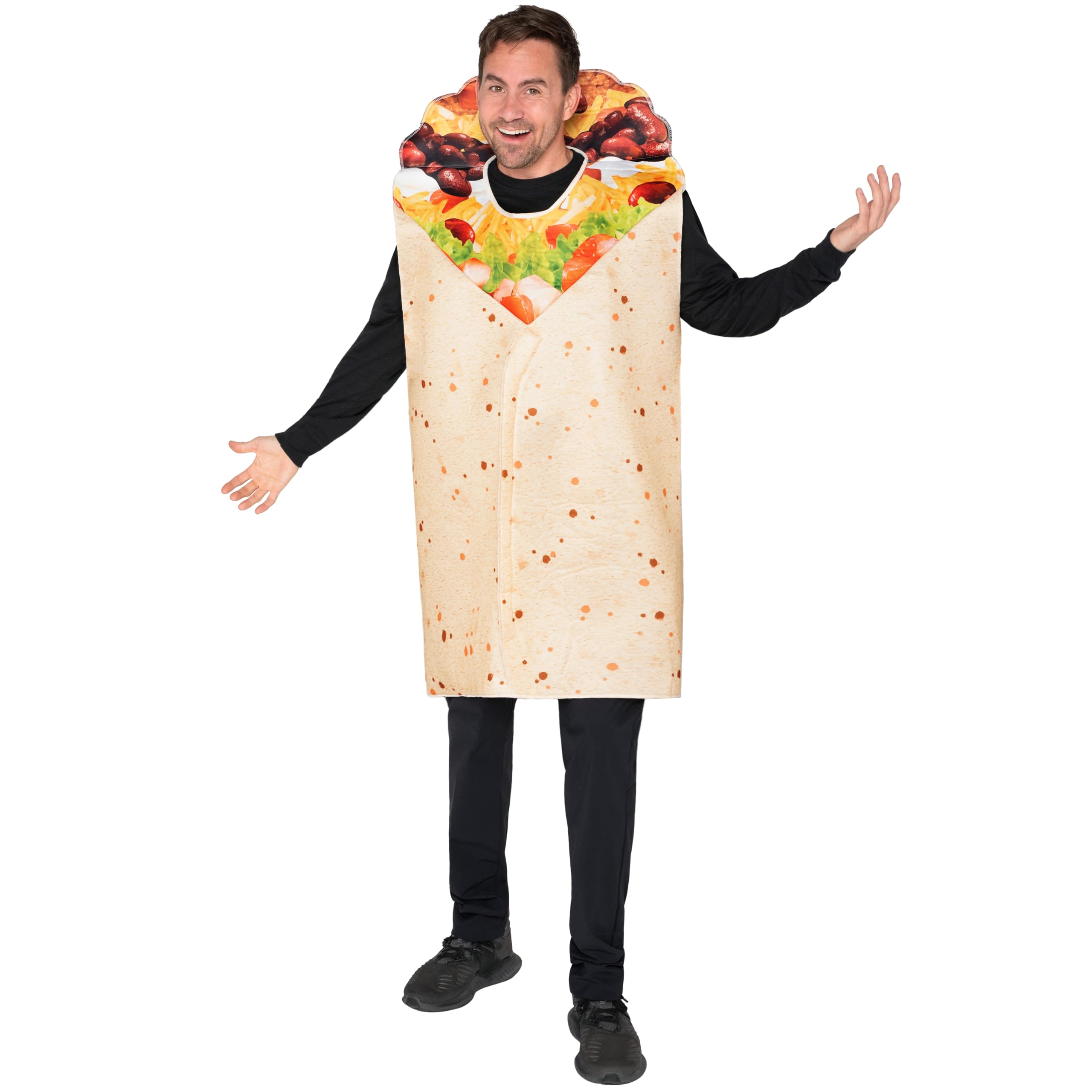 Spooktacular Creations Men Burrito Costume Adult, Fun Food Costume ...