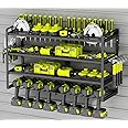 Amazon.com: KAFAHOM Power Tool Organizer-8 Drill Holder Wall Mount,4 ...