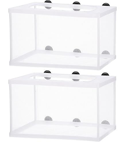 Guppy Fish Live Clear Aquarium Hatchery Trap Fish Breeding Box Tank Fry ...