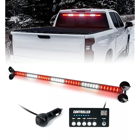 Mua LUMENIX 31 Inch LED Traffic Advisor Strobe Light Bar w/Controller ...