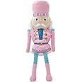 Amazon.com: iscream Soft Plush 18.5" Nutcracker Embroidered Accent Holiday Pillow - Pink : Home ...