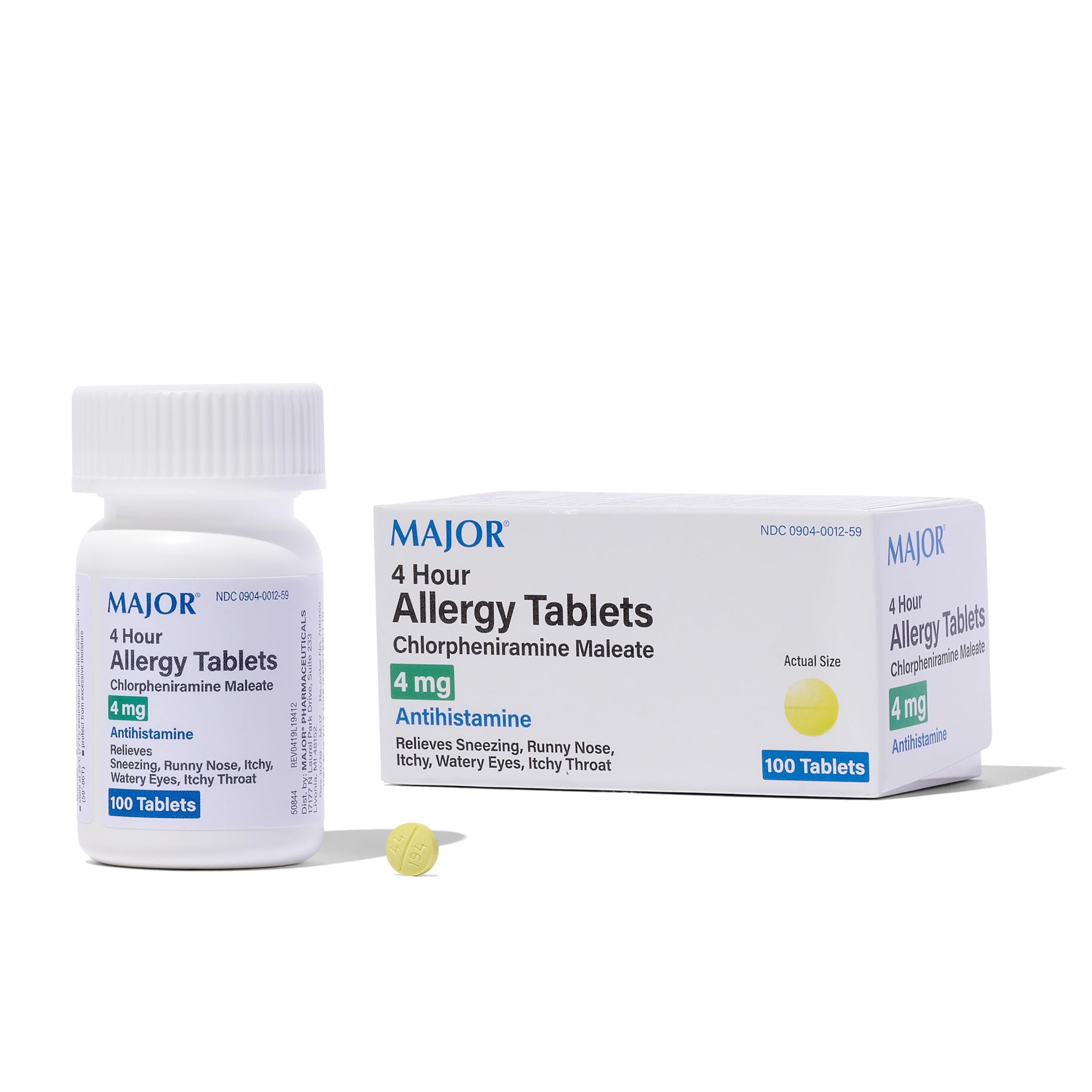Mua Chlorpheniramine 4 Mg Tabs - Chlorpheniramine Maleate 4-Hour ...