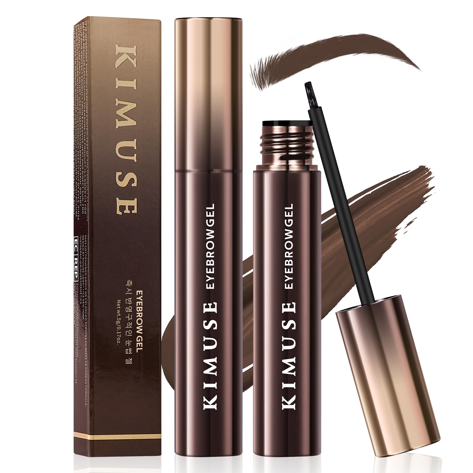 KIMUSE Instantly Semi-Permanent Eyebrow Gel, Long Lasting Eyebrow Tint ...