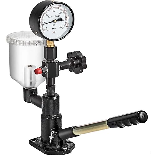 VEVOR 400Bar Diesel Fuel Injector Tester 6000PSI Diesel Injector Nozzle ...