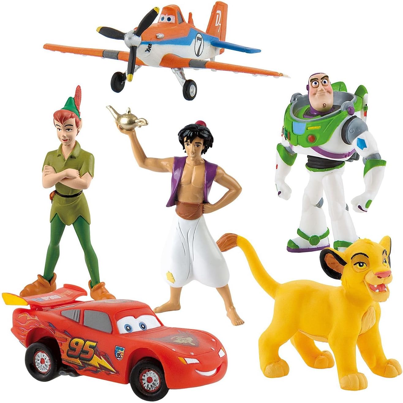 Amazon.de:Bullyland 13361 - Spielfigurenset - Walt Disney Helden