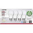 Satco S29589 Medium Light Bulb in White Finish, 4.38 inches, 3000k; Medium Base; 220 deg. Beam ...