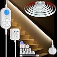 Dual Motion Sensor Light Indoor, Plug-in Motion Activated Stair Light ...