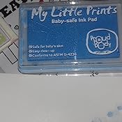 Proudbody My Little Prints Baby-Safe Ink Pad, Black: Amazon.co.uk: Baby
