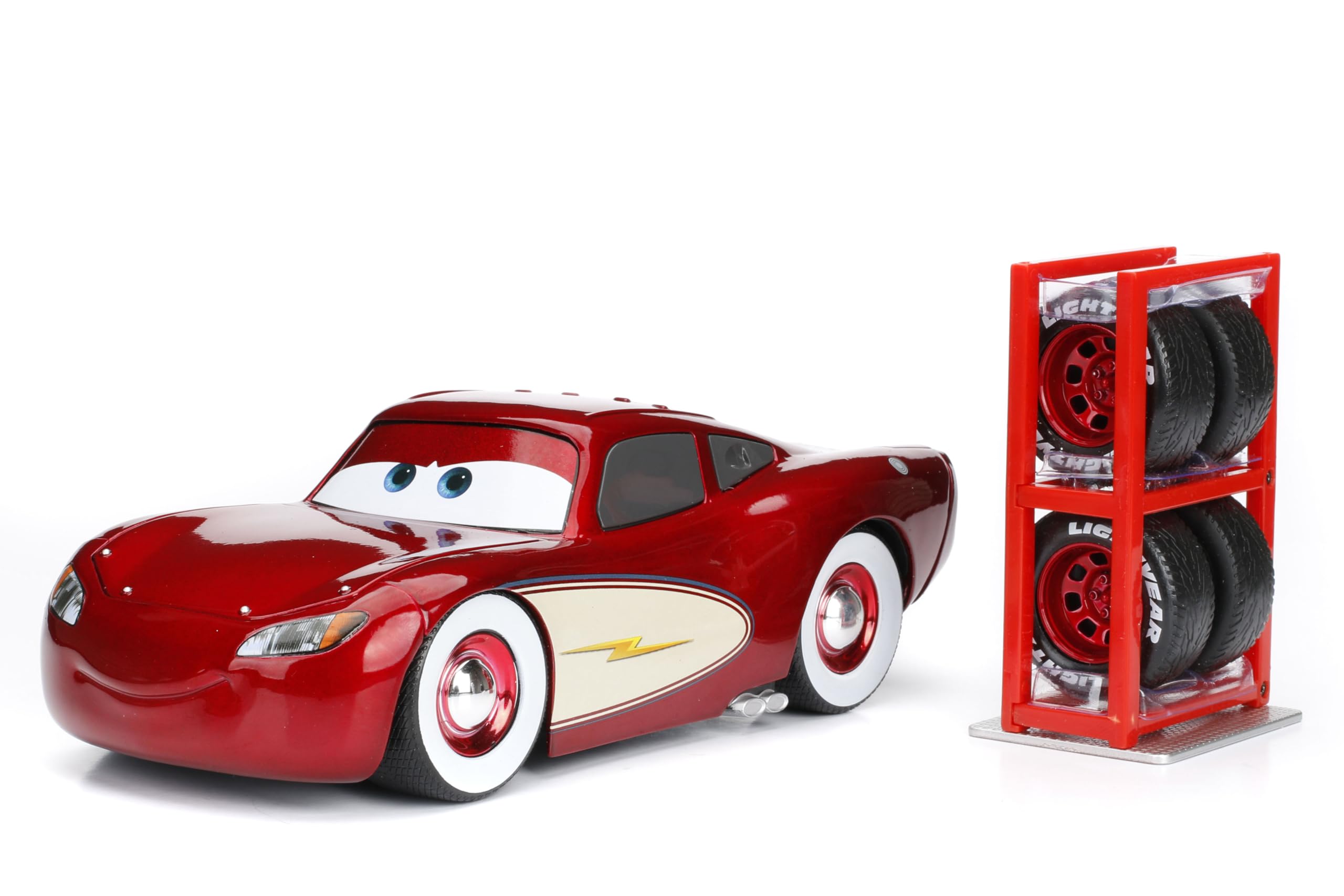 Disney Pixar Cars 1:24 Cruising Lightning McQueen Die-Cast Car, Toys ...