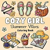 Amazon.com: Cozy Girl Winter Coloring Book: Bold and Easy Hygge ...
