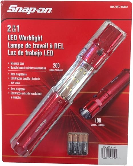 Snap-on 2 in 1 LED Worklight Flashlight, Handheld (Standard ...